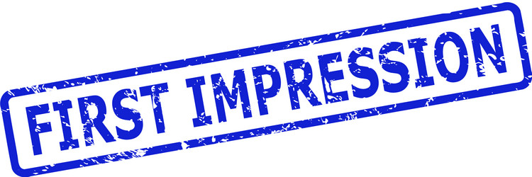 First impression Vector Images & Graphics for Commercial Use | VectorStock
