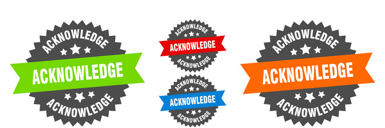 Acknowledge Vector Images (over 2,100)