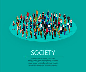 Social welfare concept Royalty Free Vector Image