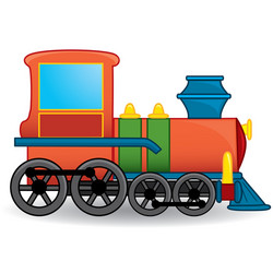 Cartoon locomotive Royalty Free Vector Image - VectorStock