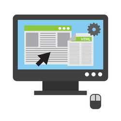 Programming language concept icons Royalty Free Vector Image