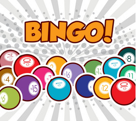 Bingo game logo Royalty Free Vector Image - VectorStock