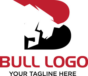 Fast bull power logo designs Royalty Free Vector Image