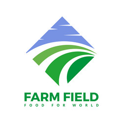 Farm agriculture harvest logo template Royalty Free Vector