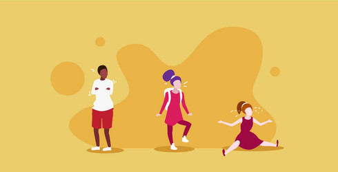 Lost child crying sad sobbing girl wiping tears Vector Image