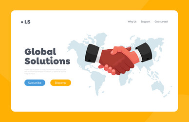 International negotiations political meeting Vector Image