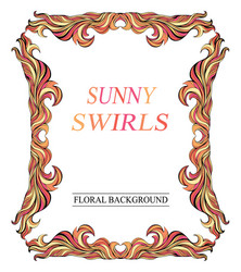 Vintage frame with place for text retro Royalty Free Vector