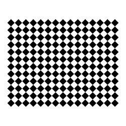 Black and white checkered squares background Vector Image