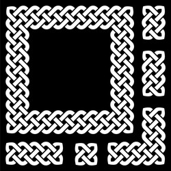 Celtic frame Royalty Free Vector Image - VectorStock