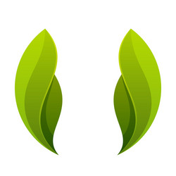 Two Leaf Logo Vector Images (over 1,800)