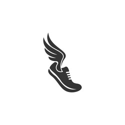 Logo Boot with Wing Vector Images (93)