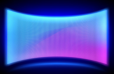 Screen led light board cinema panel Royalty Free Vector