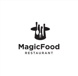 Magic food box logo Royalty Free Vector Image - VectorStock