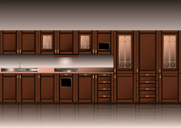 Kitchen counter Royalty Free Vector Image - VectorStock