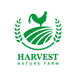 Farm logo Royalty Free Vector Image - VectorStock