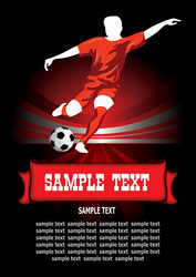 Football poster Royalty Free Vector Image - VectorStock
