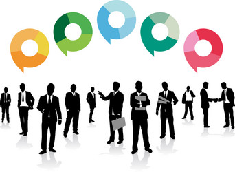 Business people Royalty Free Vector Image - VectorStock