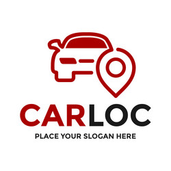 Car shop logo template this design use label Vector Image