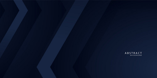 Dark modern navy blue abstract banner background Vector Image