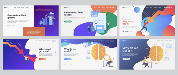 Risk prevention set Royalty Free Vector Image - VectorStock