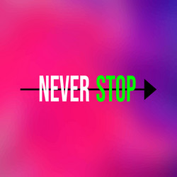 Stop wishing start doing motivation quote Vector Image