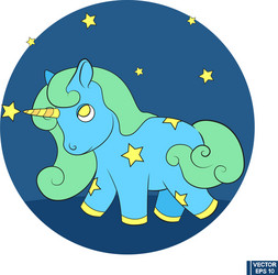 Cute Cartoon Blue Unicorn Vector Images (over 2,300)