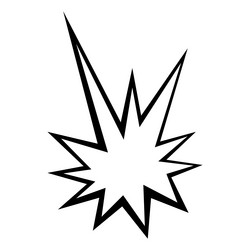 Comic explosion cartoon pop art Royalty Free Vector Image