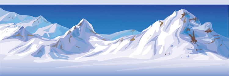 Mountain landscape Royalty Free Vector Image - VectorStock