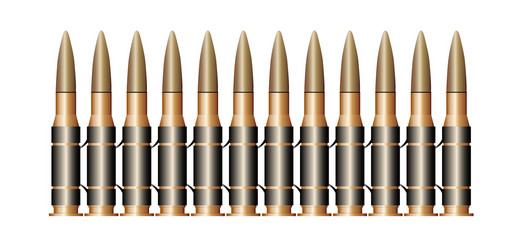 Bullet belt Royalty Free Vector Image - VectorStock