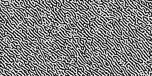 Turing Reaction Diffusion Seamless Pattern Made Vector Image