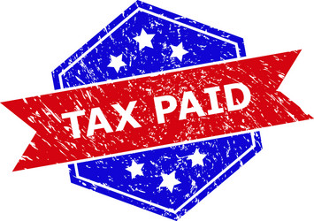 Paid in full watermark stamp Royalty Free Vector Image