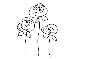 Continuous Line Flowers Vector Images (over 7,900)
