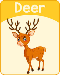 Deer Flashcard Vector Images (84)