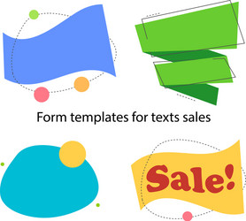 Promotion banner bubble Royalty Free Vector Image