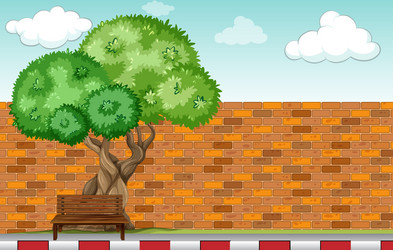 Bench Under Tree Vector Images (over 100)
