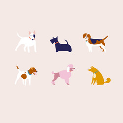 Dogs Breed Vector Images (over 56,000)