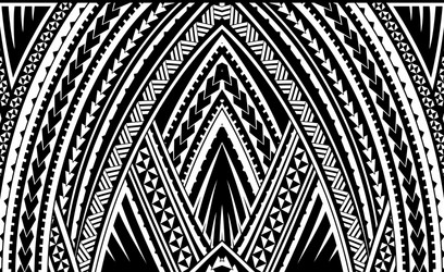 Samoa tribal ornament Royalty Free Vector Image