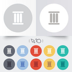 Roman numeral three icon number three sign Vector Image