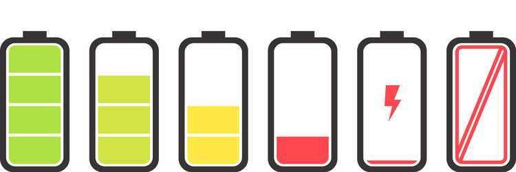 Battery Icon with Yellow Charge Indicator Vector Images (over 670)