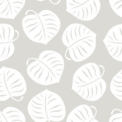 Victorian leaves seamless pattern Royalty Free Vector Image