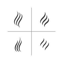 Aroma icon set Royalty Free Vector Image - VectorStock