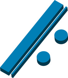 Isolated repeat sign musical note Royalty Free Vector Image