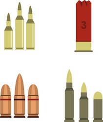 Akm icon flat style Royalty Free Vector Image - VectorStock