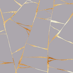 Kintsugi gold repair texture Royalty Free Vector Image