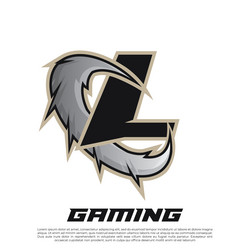 L gaming logo Vector Images & Graphics for Commercial Use | VectorStock
