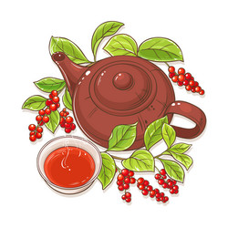 Jasmine tea Royalty Free Vector Image - VectorStock