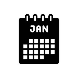 January Royalty Free Vector Image - VectorStock