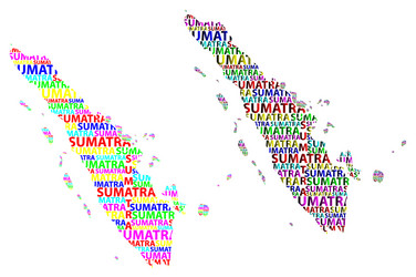 North sumatra map Royalty Free Vector Image - VectorStock