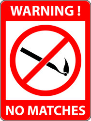 No match sign flat design Royalty Free Vector Image