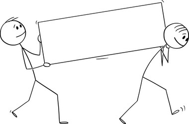 Stickman Carrying Vector Images (over 340)